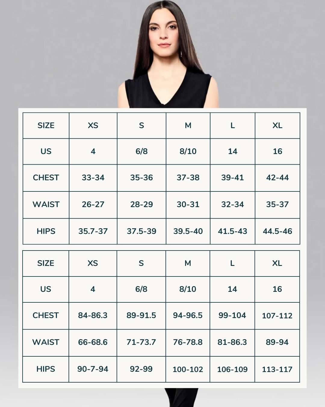 Code Vitesse size chart – Style Escape